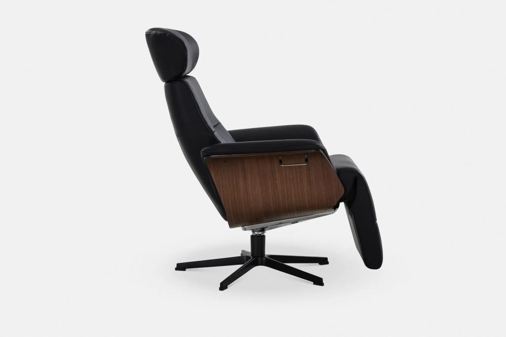 Timeout recliner armchair with footrest by Conform - Alarus Interiors