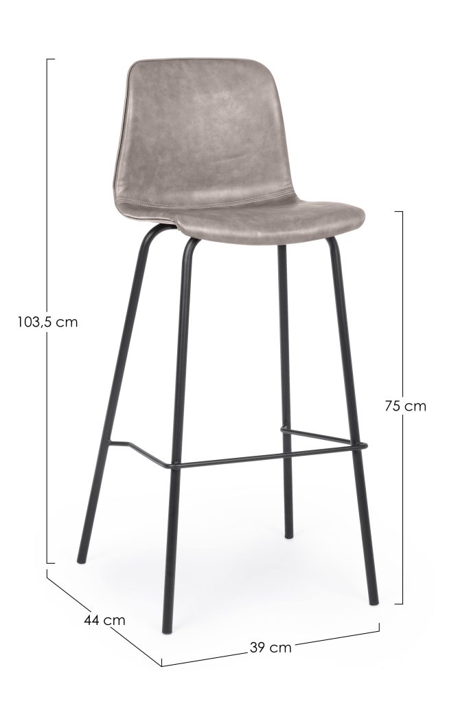 Kyra bar stools PU by Bizzotto - Alarus Interiors