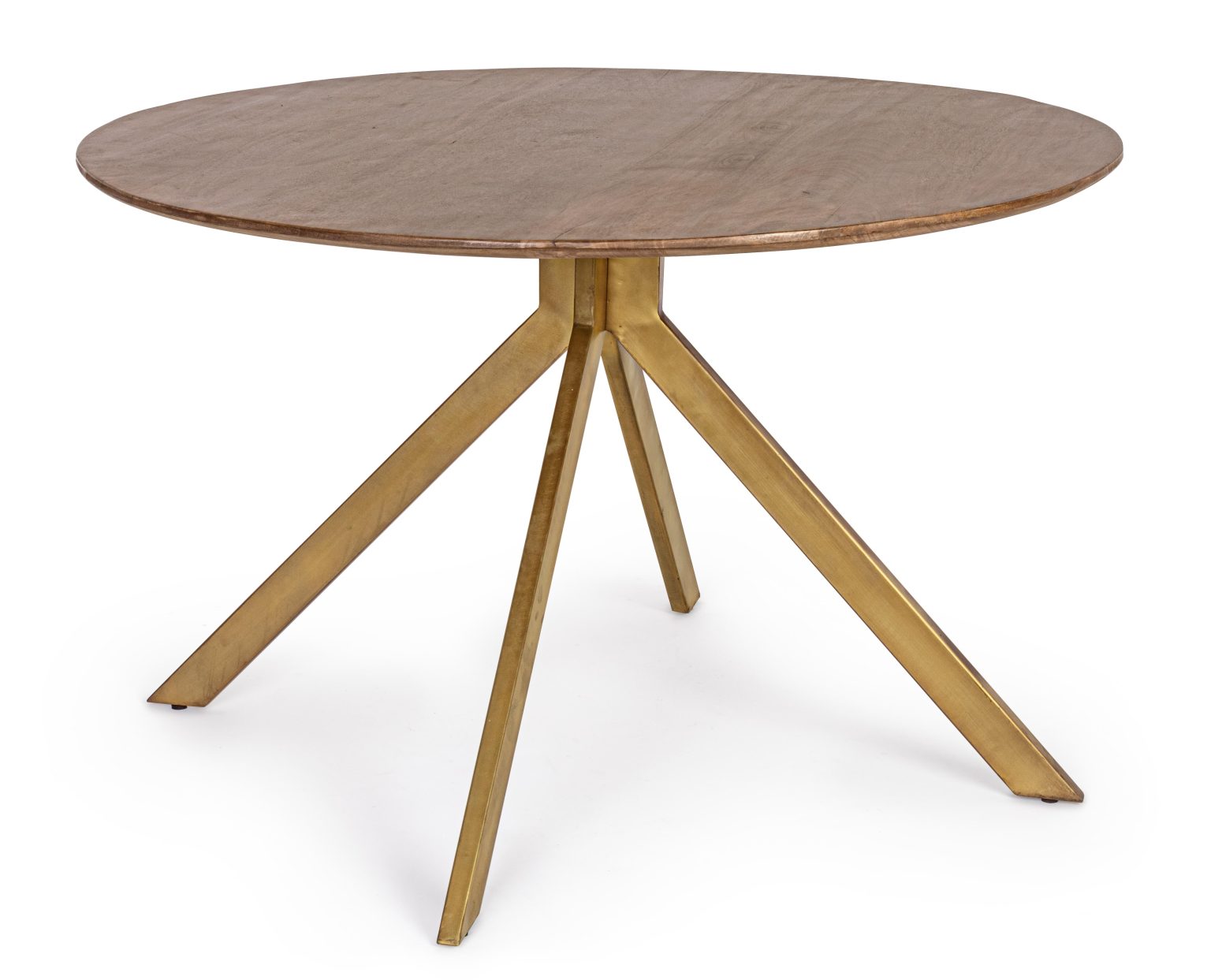 Sherman wood round dining table by Bizzotto - Alarus Interiors