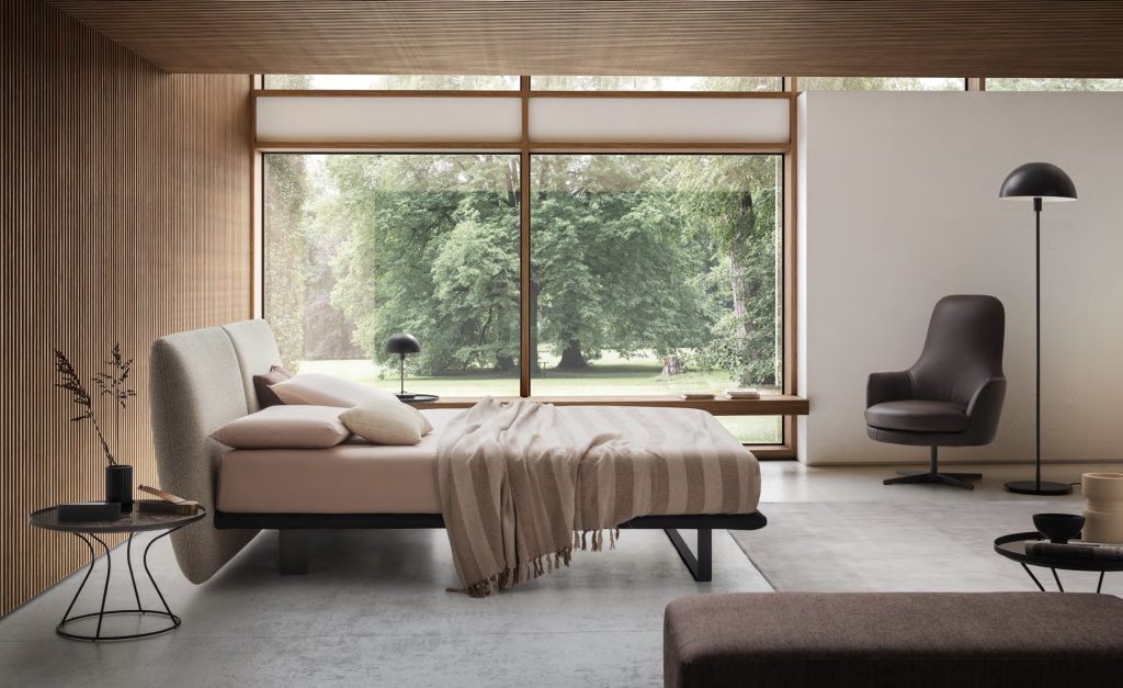 Monaco bed by LeComfort - Alarus Interiors